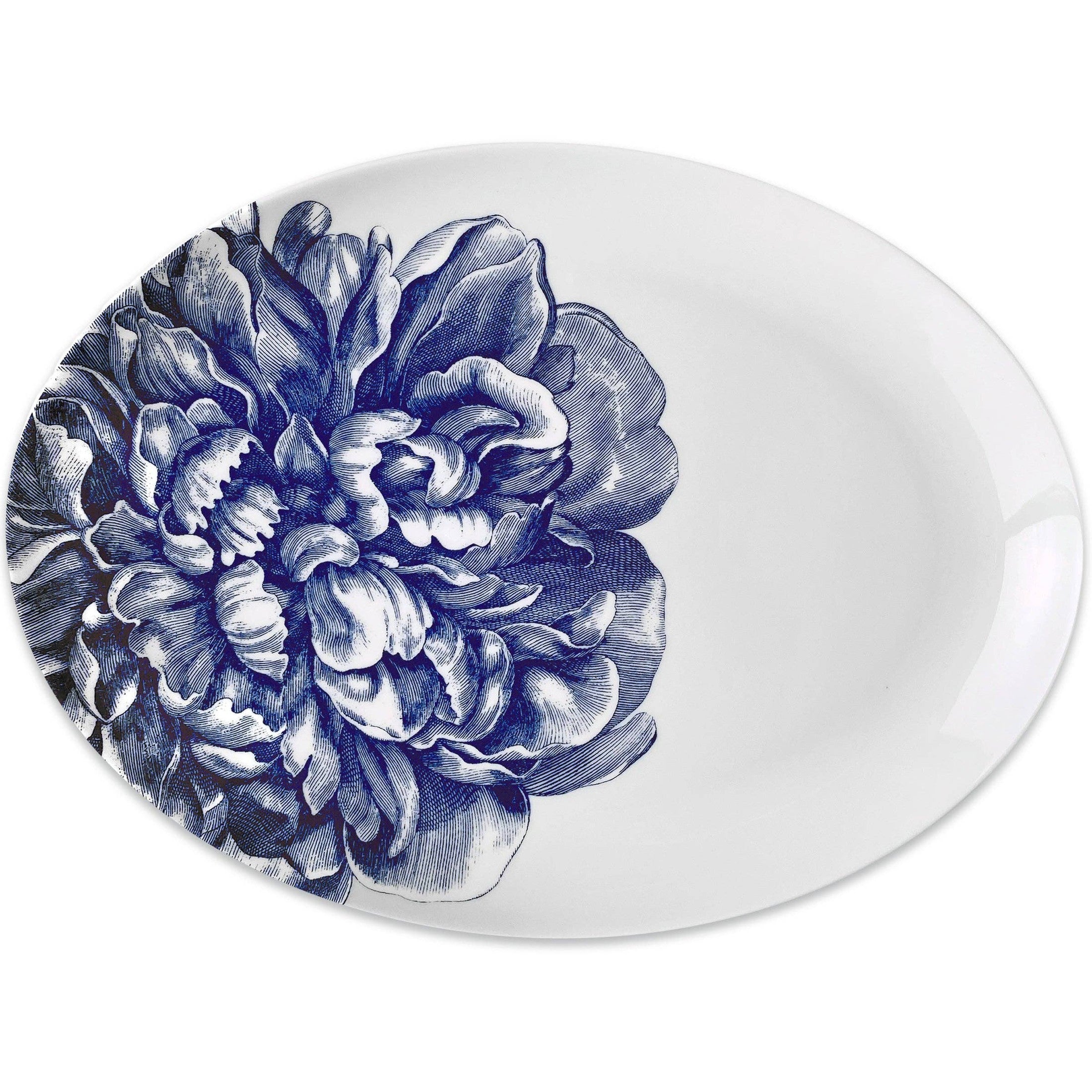 Peony Medium Coupe Oval Platter – Maaribu