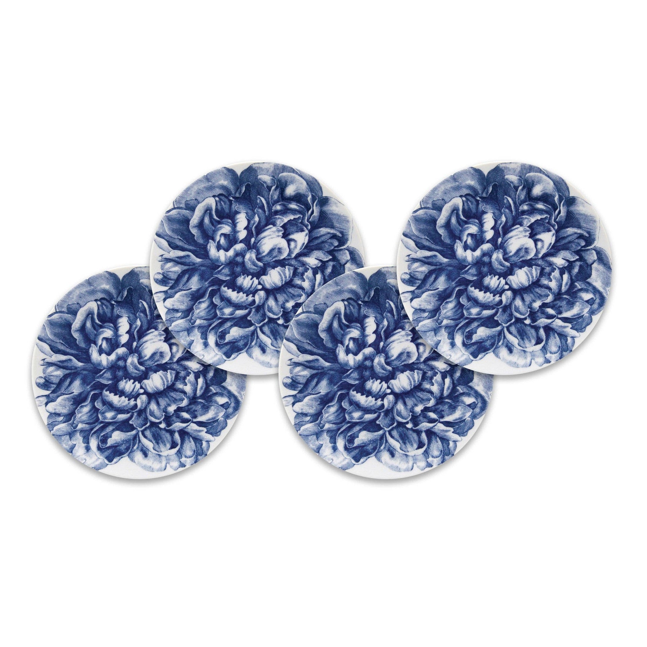 Peony Blue Full Canapé Plates – Maaribu