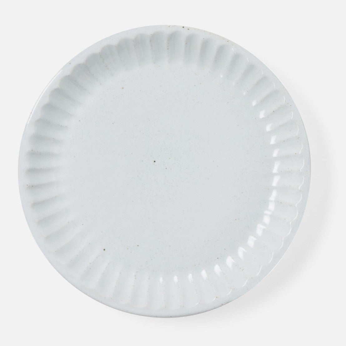 Nathalie White Ceramic Dinnerware Dinner Plate – Maaribu